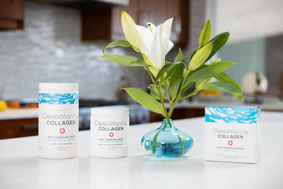 DeepMarine Collagen, 100% Canadian-made, small-molecule collagen