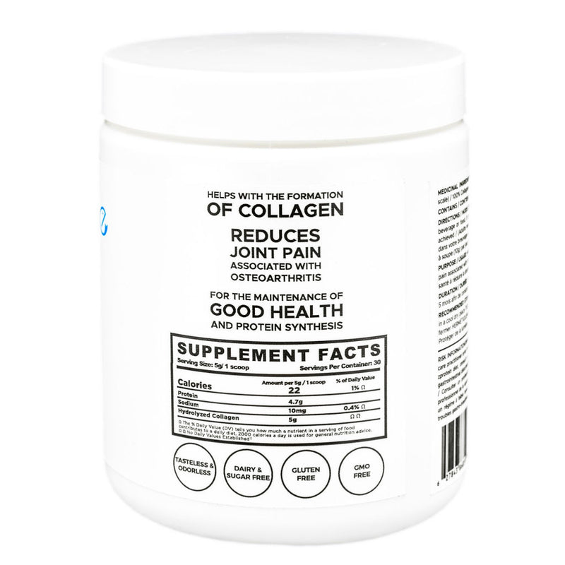 100% Pure, Canadian-Made Marine Collagen Peptides – 30 Day Supply ...